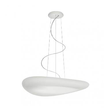 Candeeiro de Tecto Mr.Magoo led Branco Alumínio 520mm Stilnovo 8005 ...