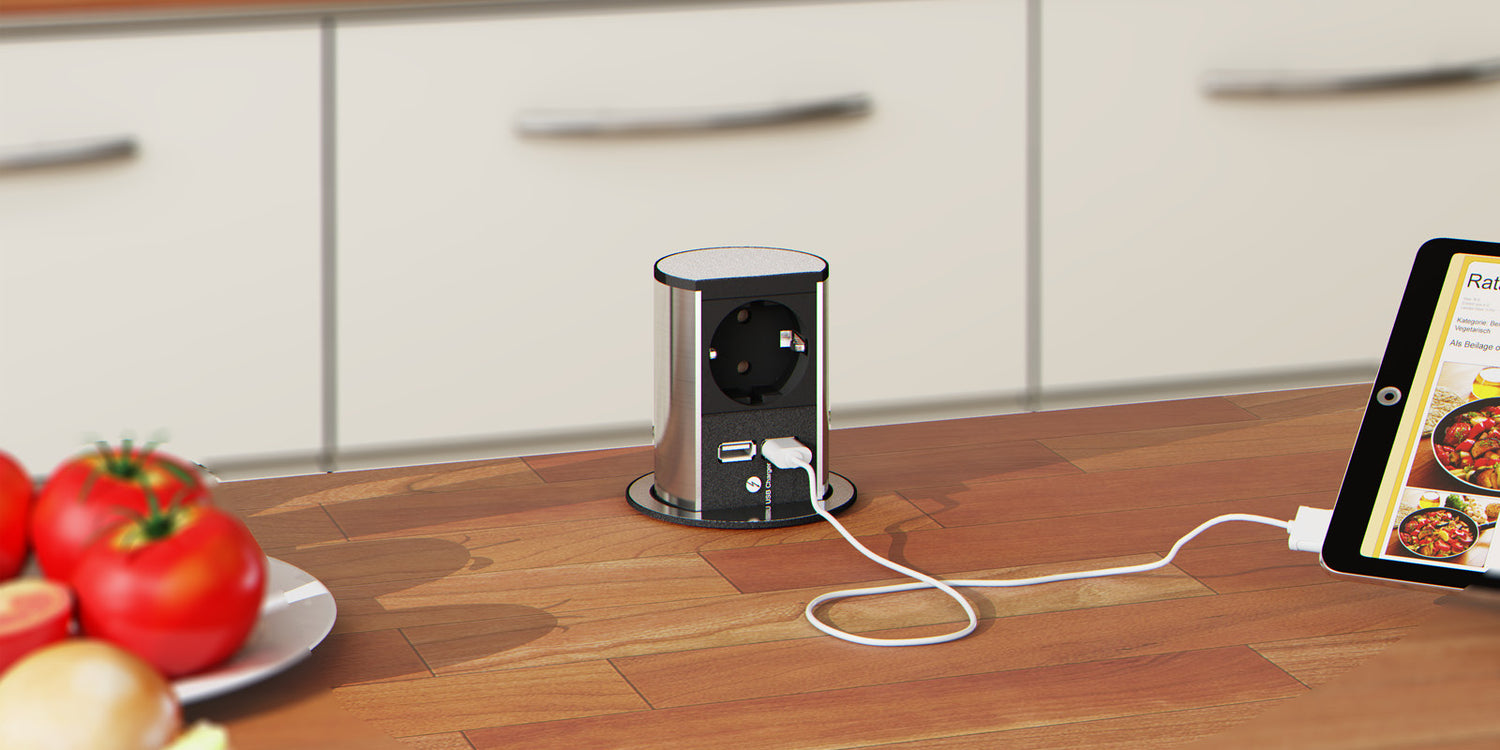 ELEVATOR 2X SCHUKO socket - BACHMANN – Electrominor Lda