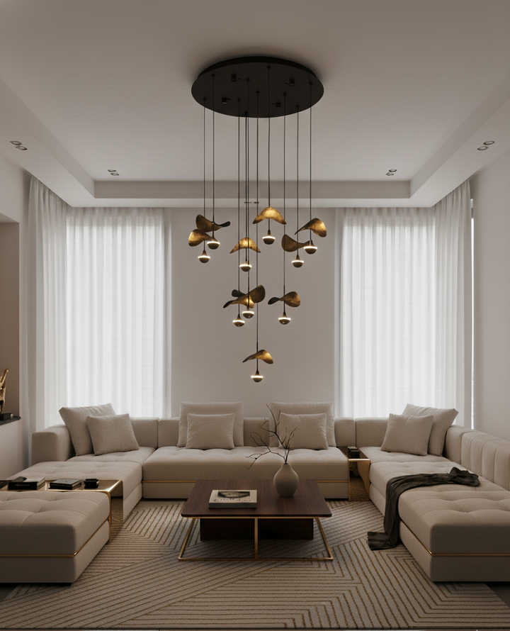 Eglo Valparaiso Ceiling Light Ø580mm 39458 Golden – Electrominor Lda