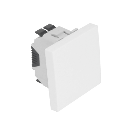Interruptor unipolar Efapel de 2 módulos, 45011 - Série Quadro 45 ...
