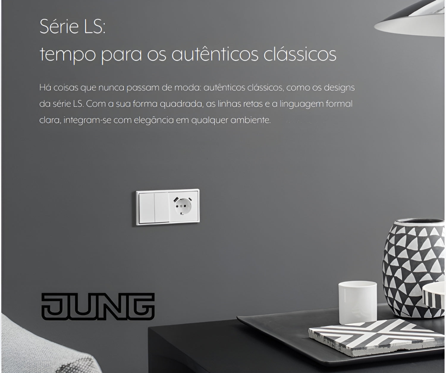 White Schuko Socket LS 990 - JUNG - Complete Kit – Electrominor Lda